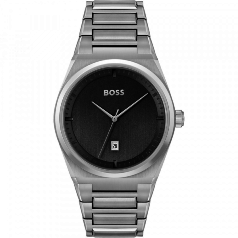 Montre Boss Steer Gris - Sébastien Rosset Bijouterie Créateur